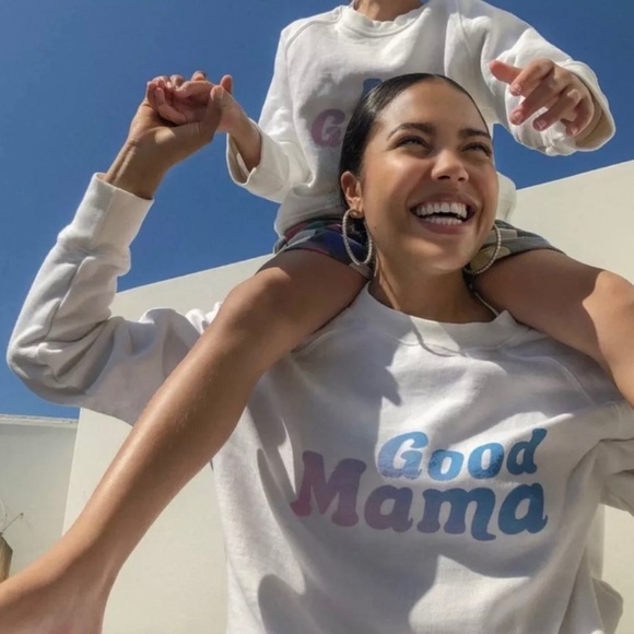 Good American | Tops | Good American Good Mama Crew Neck Sweatshirt ...